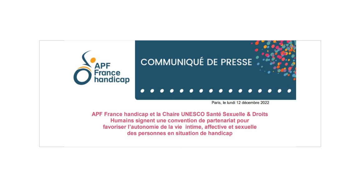 Signature Dun Partenariat Entre Apf France Handicap Et La Chaire